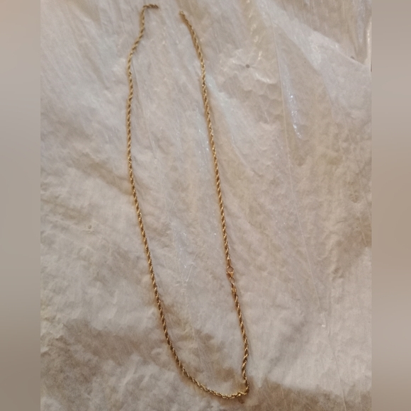 Accessories | 1k 110 925 Rope Gold Chain As Scalp Broken | Poshmark